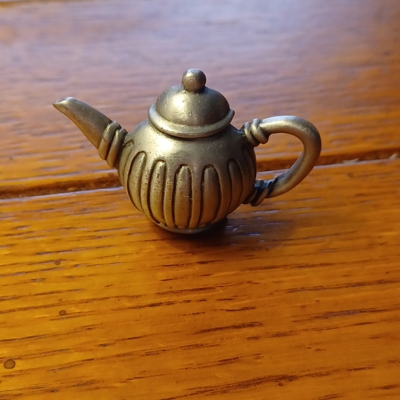 Jewelry | Vintage Teapot Pin From Jj Silvertoned Collectible Brooch ...
